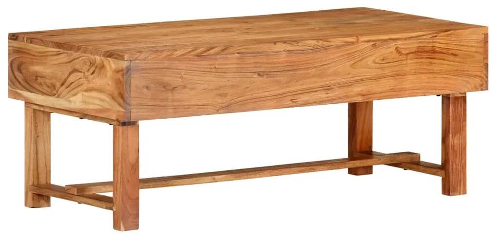 Konferenční stolek 100 x 50 x 40 cm masivní akáciové dřevo - Default Title
