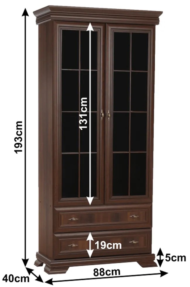 Kondela Vitrína KRW 2, samoa king, KORA