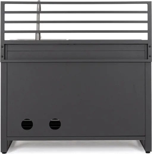 BIZZOTTO Modul zahradní kuchyňské linky s dřezem ANIA antracit 120x62 cm 0790377
