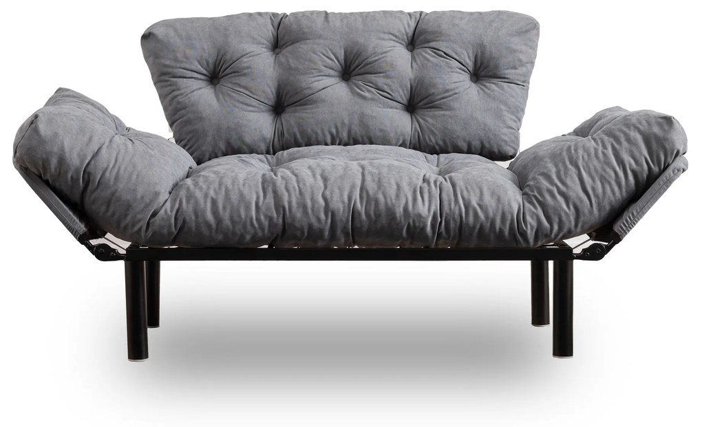 Atelier del Sofa 2-místná pohovka Nitta - Grey, Šedá