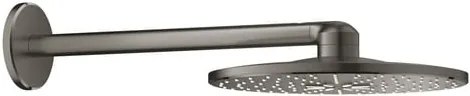 Hlavová sprcha GROHE Rainshower SmartActive včetně sprchového ramena kartáčovaný hard graphite 26475AL0
