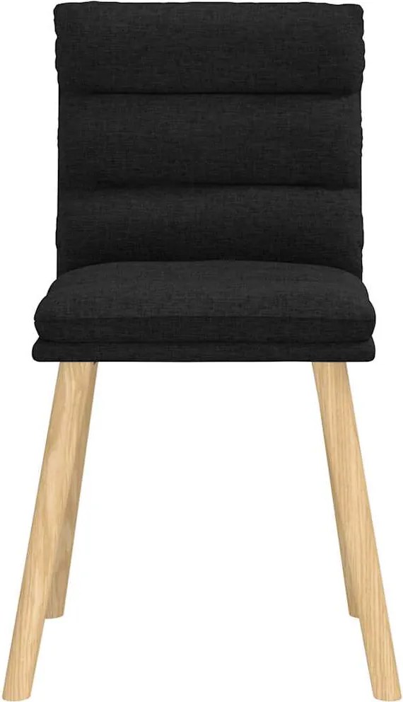 Jídelní židle 6 ks černé textil 3315665