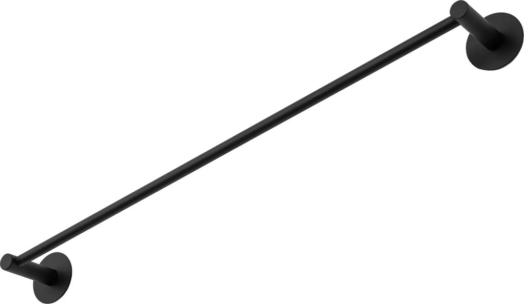 Tutumi Rea, koupelnový držák na ručníky 60cm 3M 322221A, černá matná, REA-77029