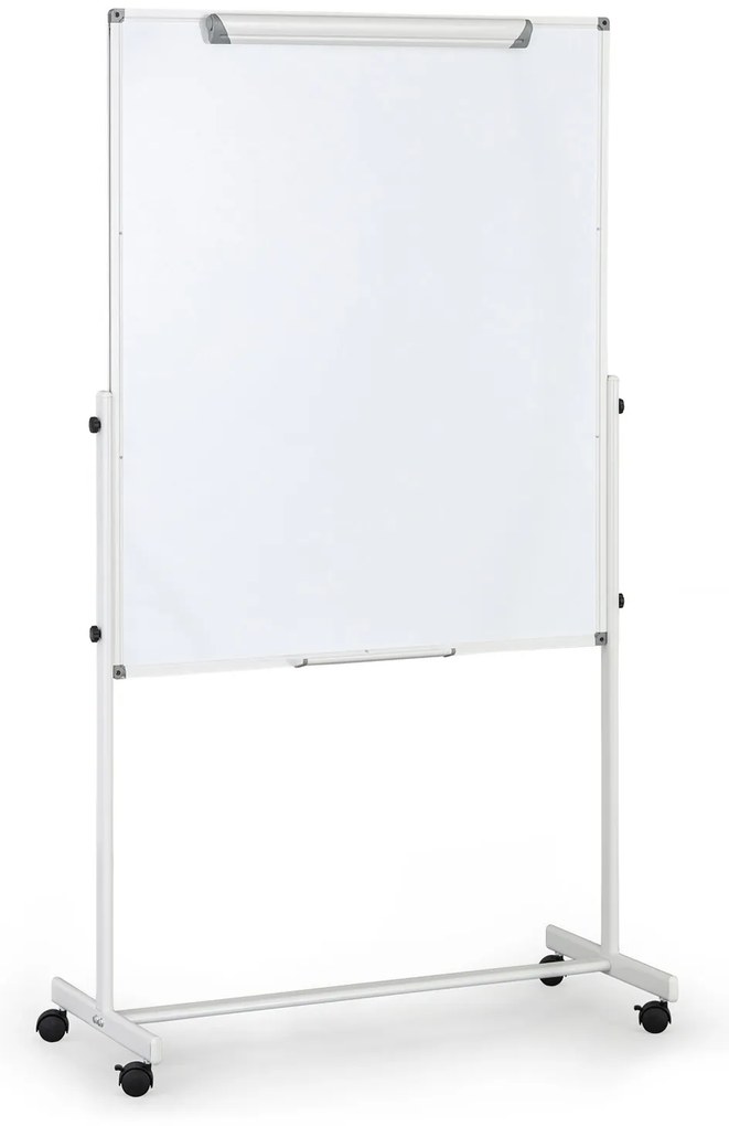 Mobilní tabule, flipchart, kombinovaný povrch, 1200 x 1000 mm