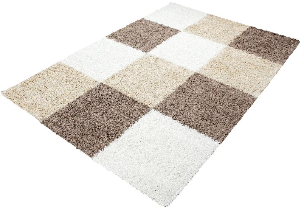 Ayyildiz koberce Kusový koberec Life Shaggy 1501 mocca - 160x230 cm