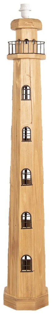 Dřevěná stojací základna k lampě Maják - Ø23*140 cm