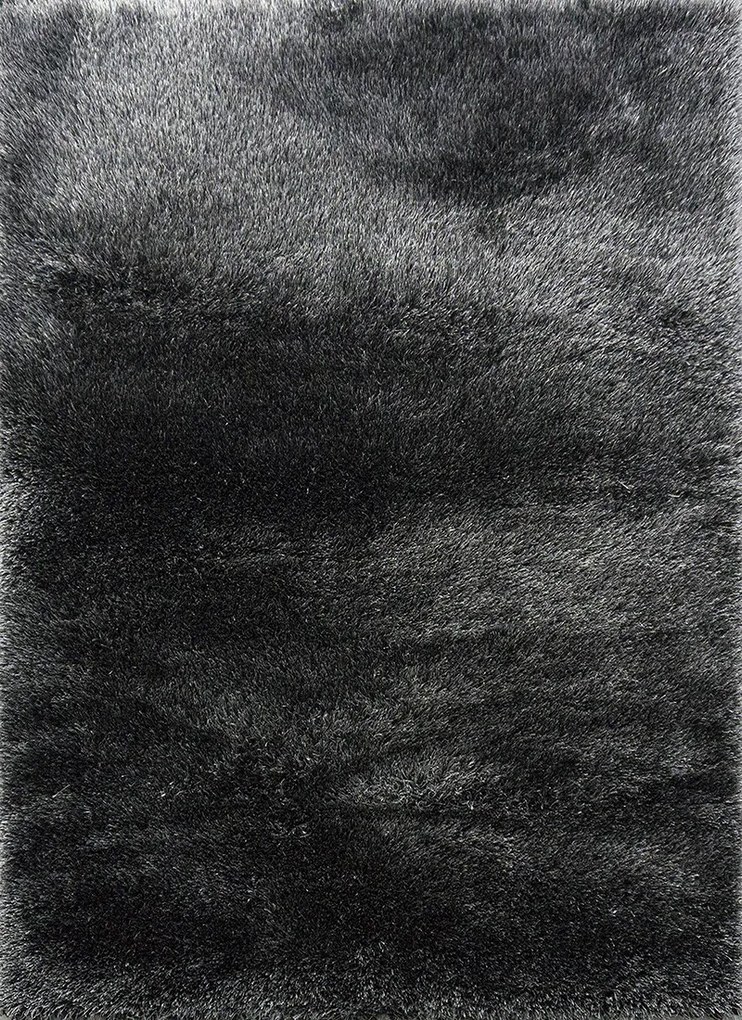 Berfin Dywany, Kusový koberec Seven Soft 7901 Black Grey, 200x290, šedá, ložnice