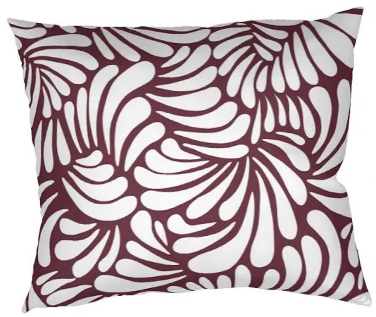 Dadka Povlečení bavlna Iluze bordó  240x220, 2x70x90 cm
