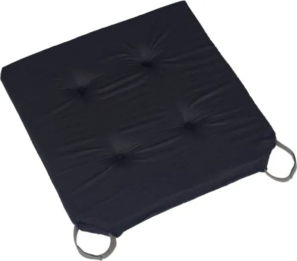 Bellatex Sedák hladký Ulla 40x40 cm Černá