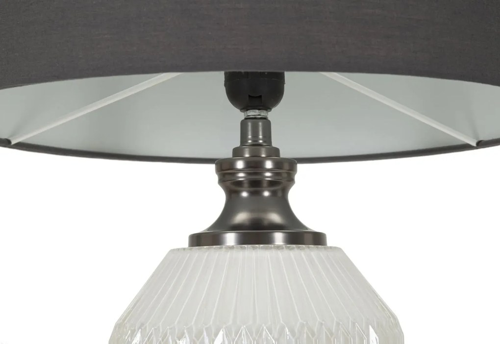 Stolní lampa Brighty 65 cm šedo-bílá