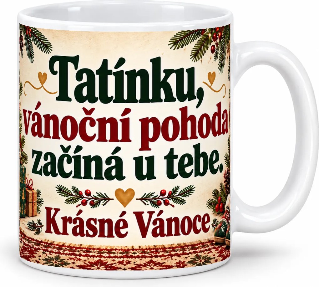 Vánoční hrnek pro tatínka – 300 ml