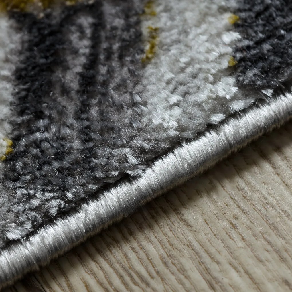 Dywany Łuszczów, Kusový koberec Bliss Z217AZ276 gold/grey, 160x220, šedá, kancelář