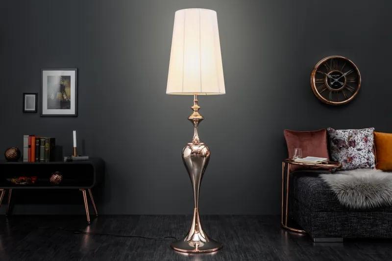Stojanová lampa Lucy 160 cm růžovo-zlatá