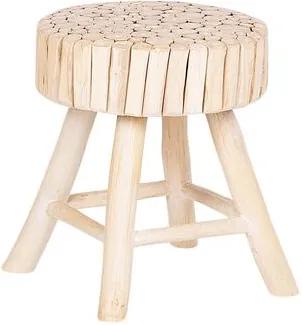 Noční stolek světlé dřevo NAMPA