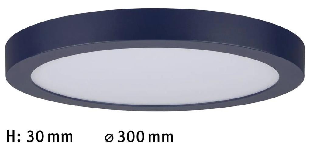 Paulmann Abia LED panel Ø 30cm 2 700 K modrá
