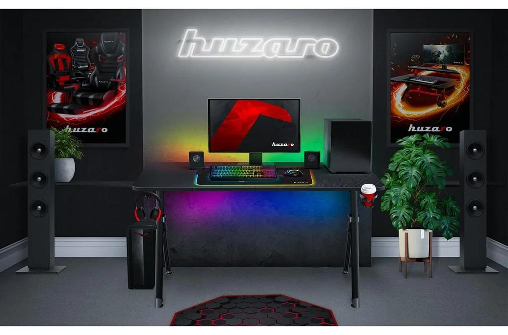 Psací stůl Huzaro HZ-Hero 2.8 Černý 140 x 60 cm