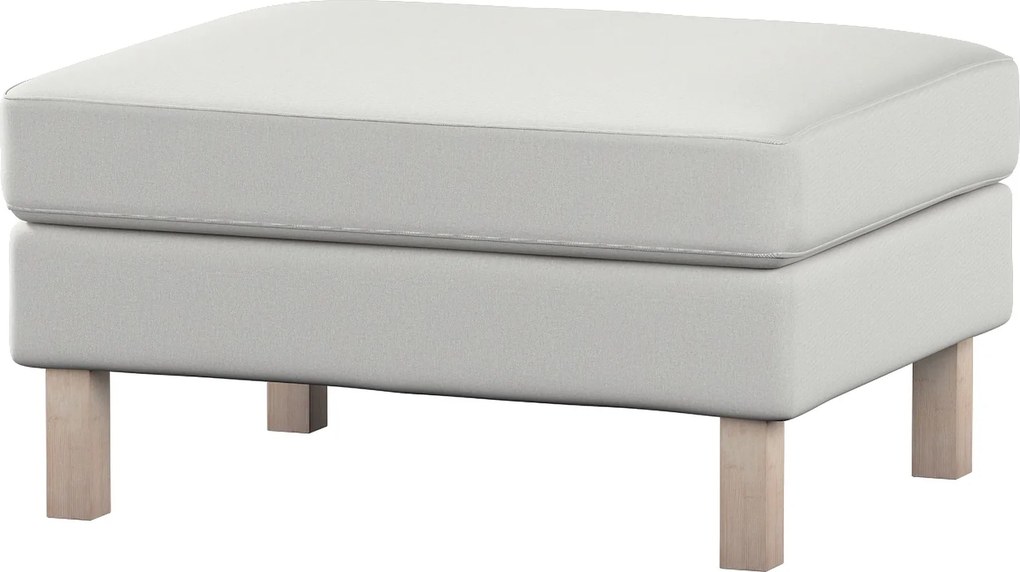 Potah na podnožku IKEA Karlstad barva šedá látka pletený vzor
