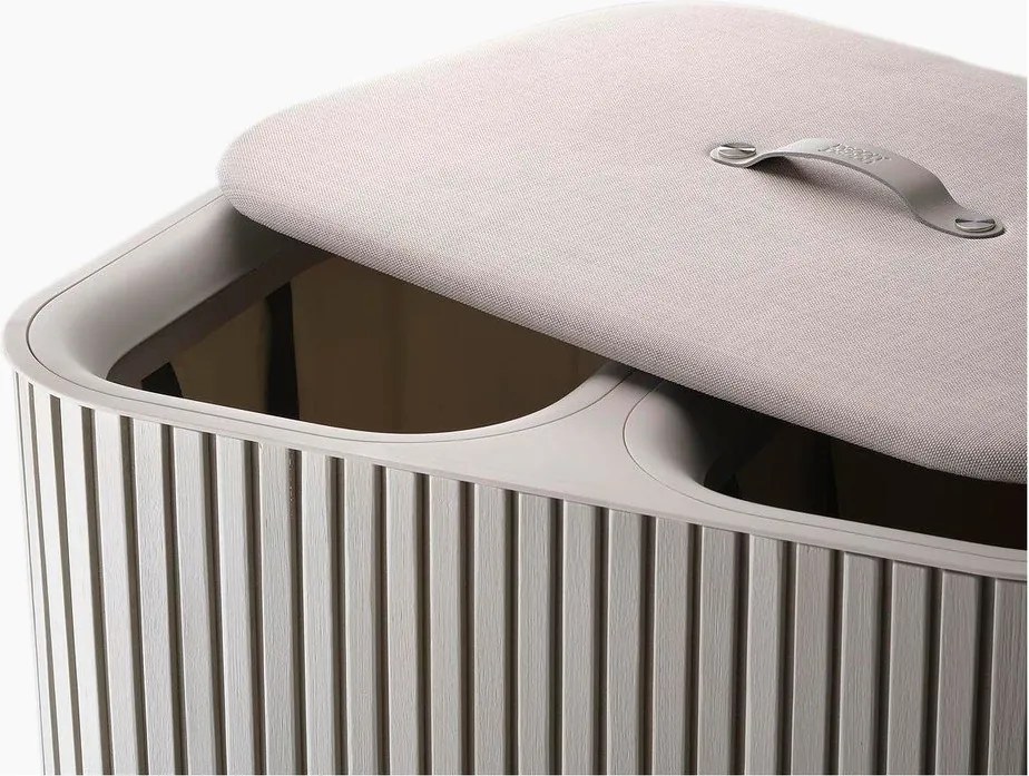 Béžový bambusový koš na prádlo 2x45 l Tota Luxe – Joseph Joseph