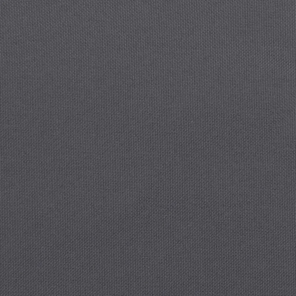 Poduška na palety antracitová 60 x 60 x 6 cm oxfordská látka 315076
