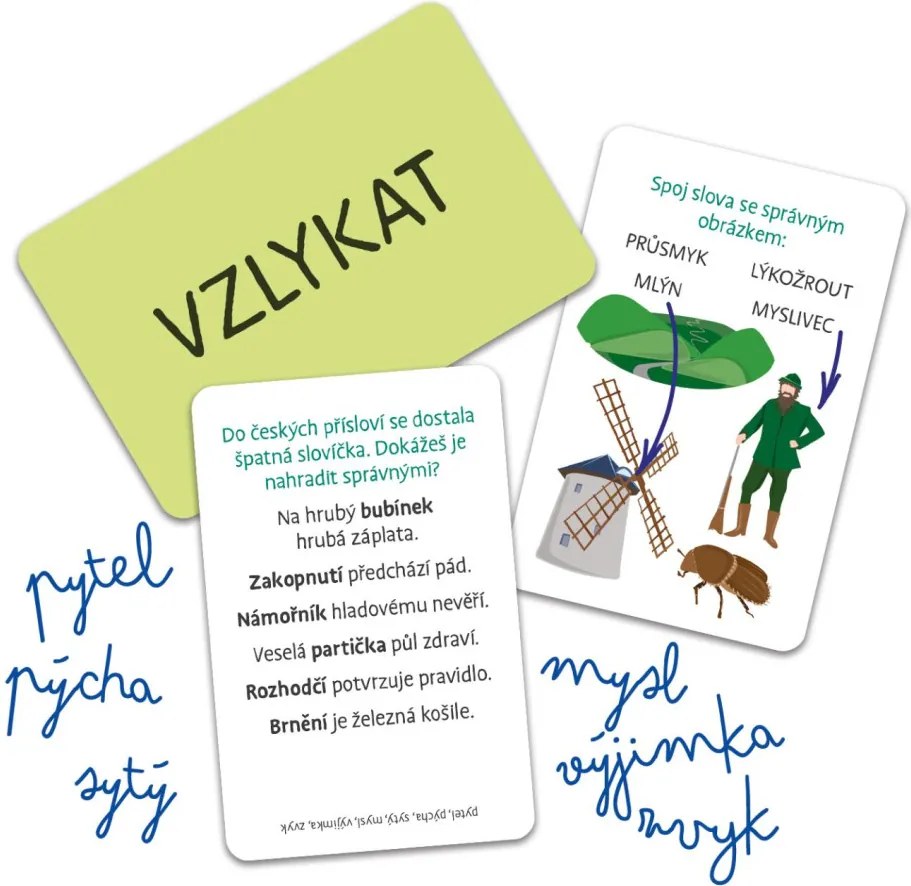 Dino Chytré kvízy Vyjmenovaná slova naučná společenská hra