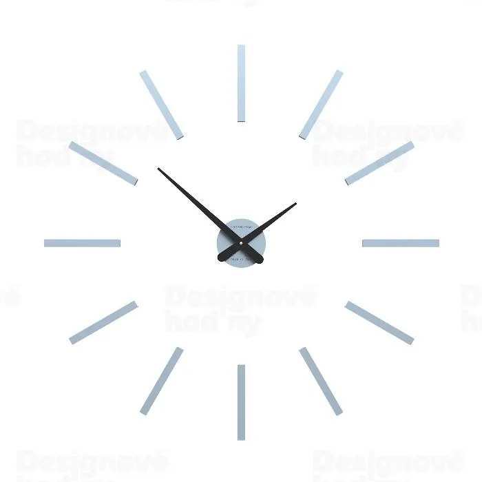 CalleaDesign 10-302 bílá-1 - ral9003 78cm nalepovací hodiny