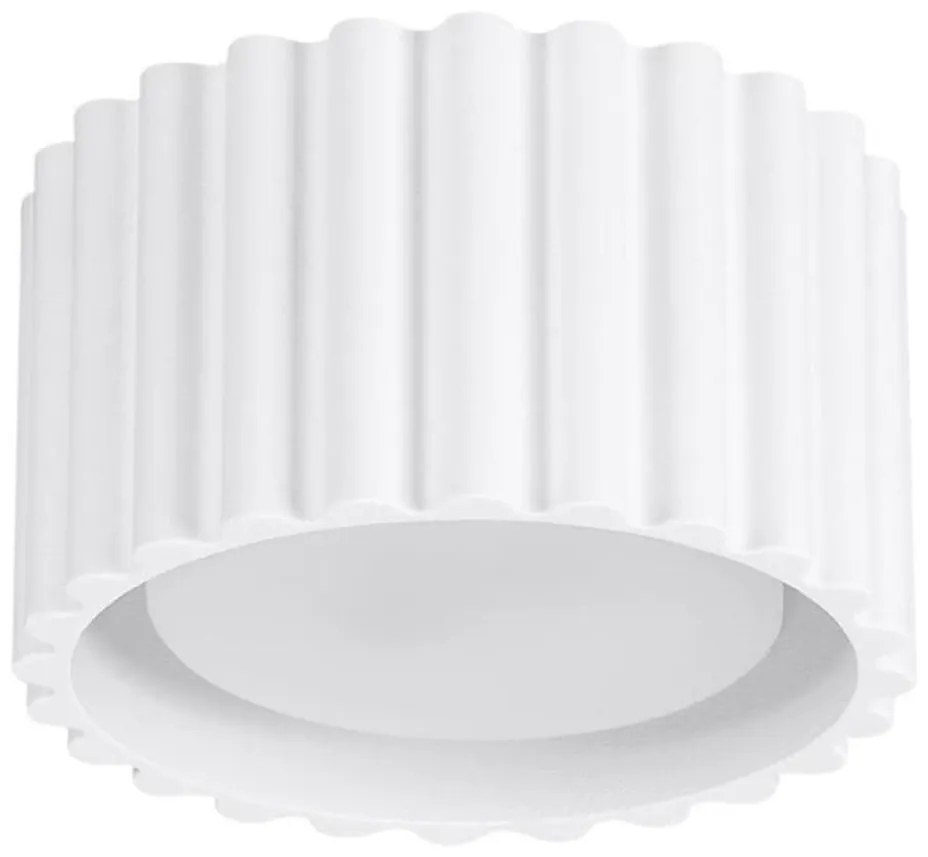 Sollux  SL.1782 - Bodové svítidlo AURA 1xGX53/10W/230V pr. 10 cm bílá SL.1782