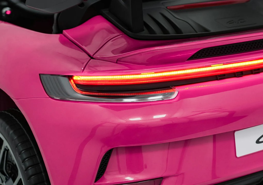 Ramiz Dětské závodní auto Porsche 911 GT3 STRONG MP4 růžové