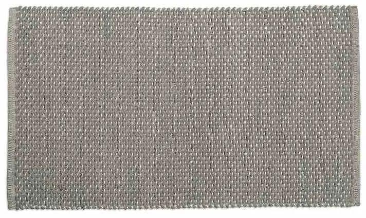 KELA Koupelnová předložka Miu směs bavlna/polyester kámen šedá 80,0x50,0x1,0cm