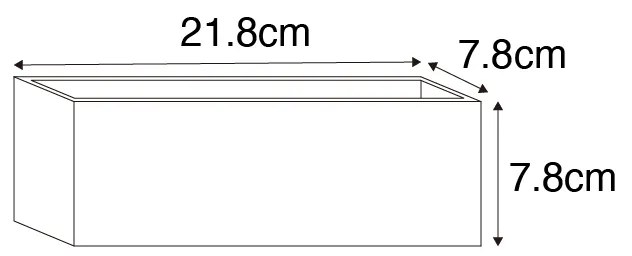Moderní nástěnná lampa bílá - Tjada Novo