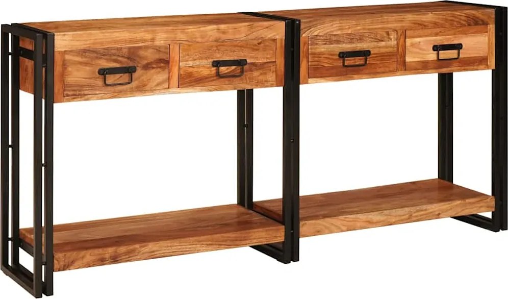 Konzolové stolky 2 ks Hnědá 161 x 33 x 75 cm 3324224