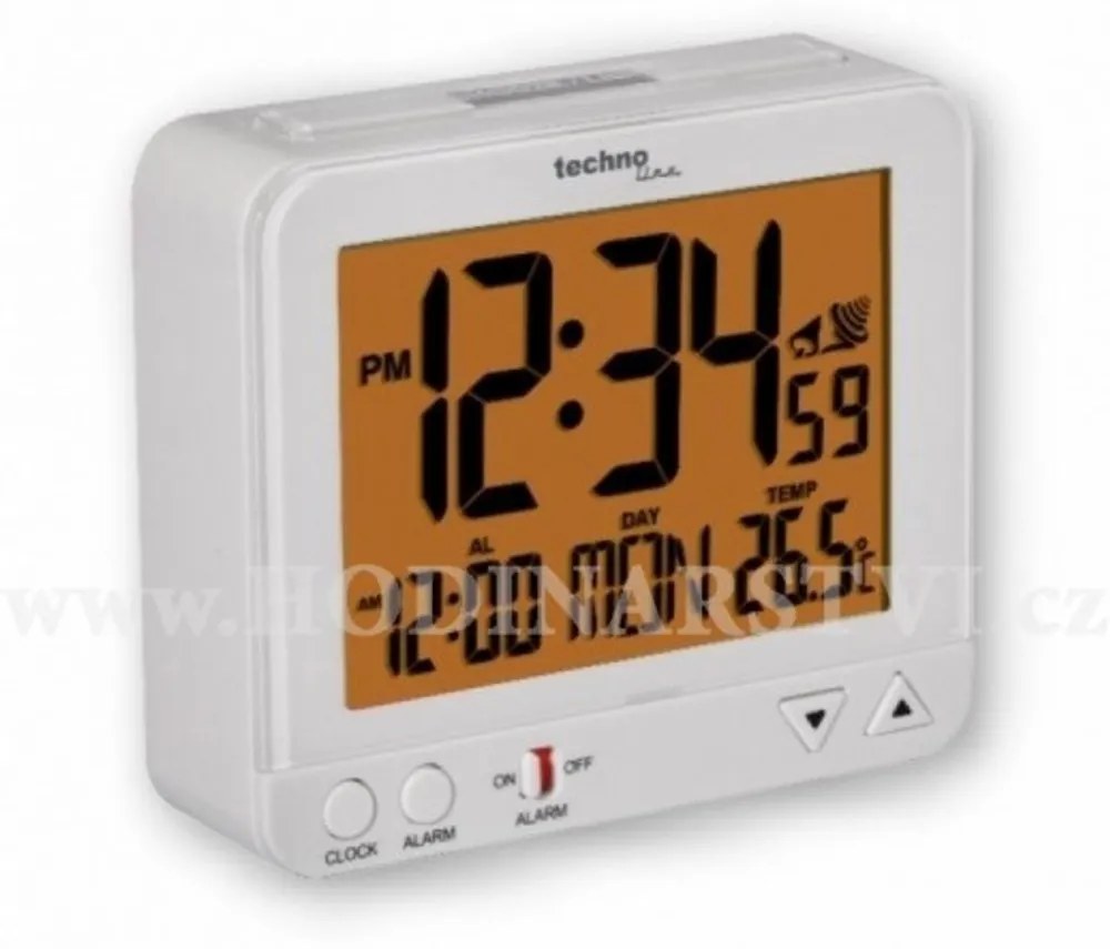 Digitální budík s teploměrem WT 195W
