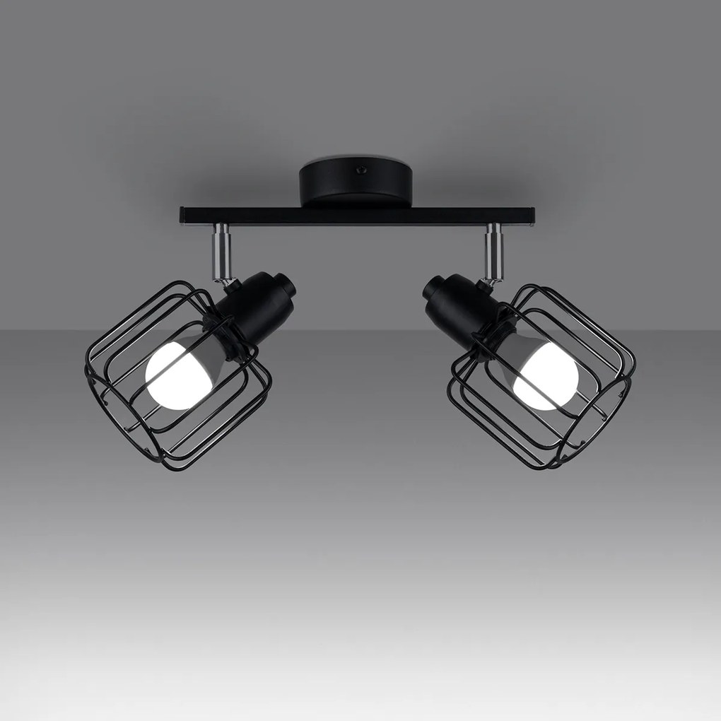 Sollux Lighting Stropní svítidlo BELUCI 2 Černá