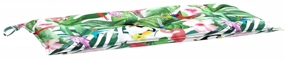 Podušky na zahradní lavici 2 ks vícebarevné 100x50x7 cm textil - Default Title