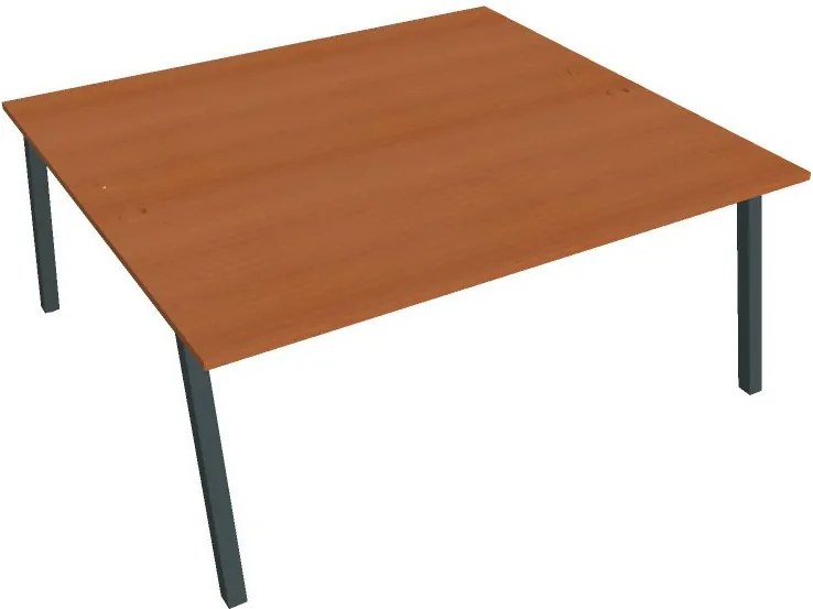 Kancelářský pracovní stůl Hobis USDA 1800, bílá RAL 9016, deskabuk