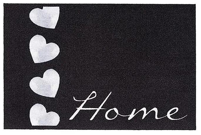 Vnitřní čistící vstupní rohož FLOMA Mondial Home - Hearts - 40 x 60 x 0,5 cm