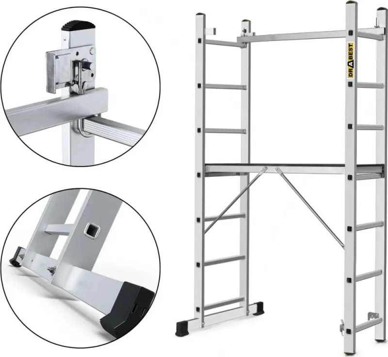 Multifunkční lešení 3m / 4,2m DRABEST ARD-2x7 HOME