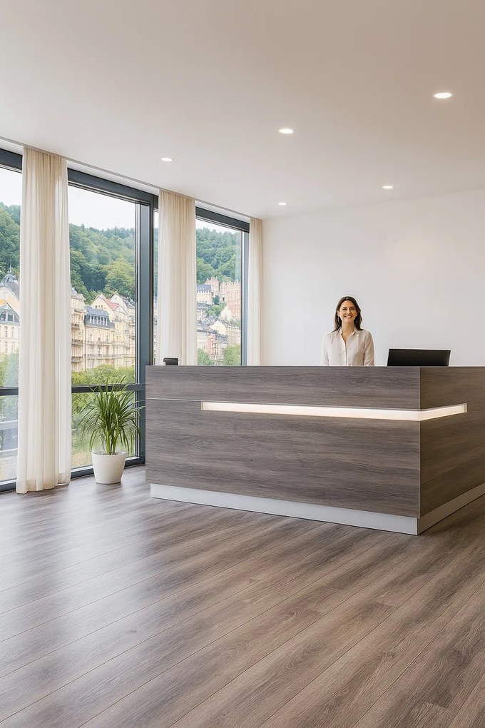 Beauflor, PVC podlaha - lino Toptex Lime Oak 796M - dub, na míru, šíře 4m,5m, šedá, filc, chodba / předsíň