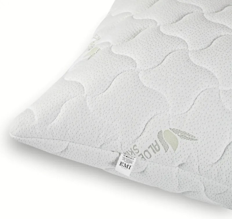 Prošívaný antialergický polštář Aloe Vera 70 x 90 EMI 1 + 1 ZDARMA