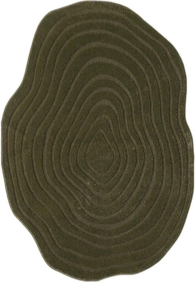 Tmavě zelený koberec 160x230 cm Pebble – ESTE