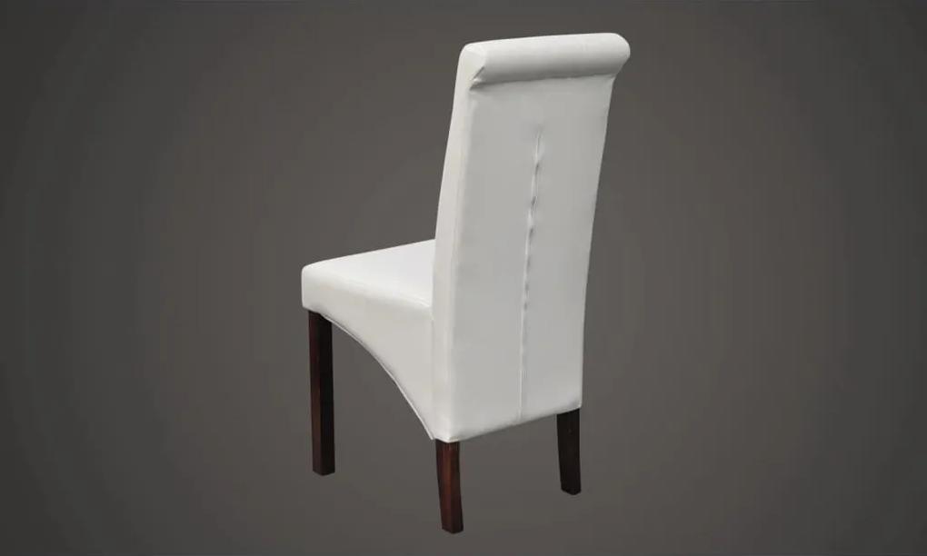 vidaXL Jídelní židle 6 ks umělá kůže [160317] Barva: Hnědá