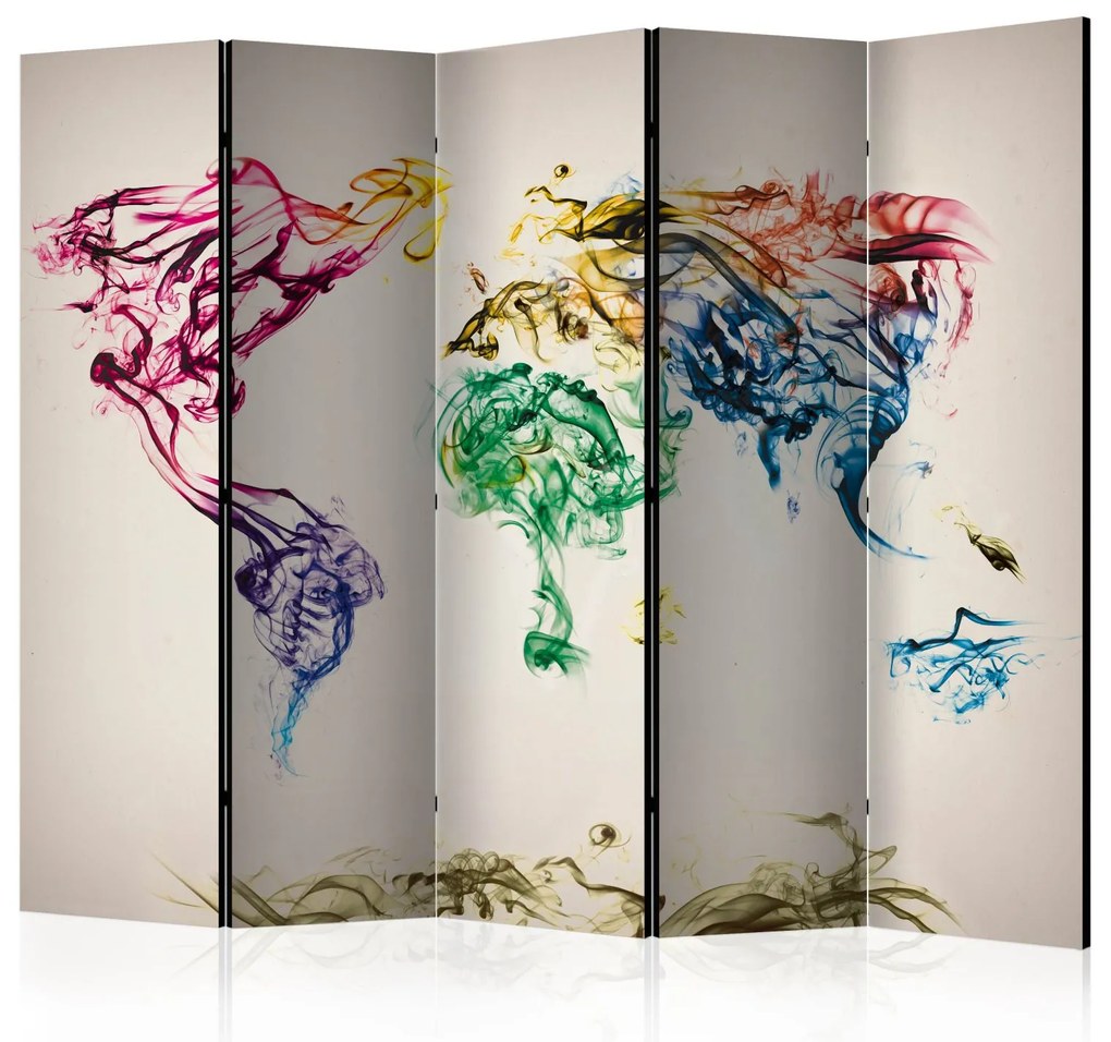 Paraván - Dancing smoke trails II [Room Dividers] 225x172