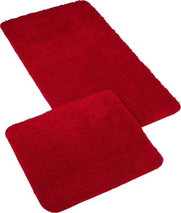 Bellatex MICRO sada - bez výkroje Červená 60x100 cm, 60x50 cm (SADA)