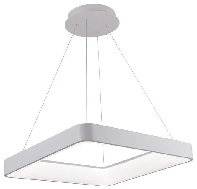 LED Stmívatelný lustr na lanku LED/55W/230V 3000-6500K bílá + dálkové ovládání