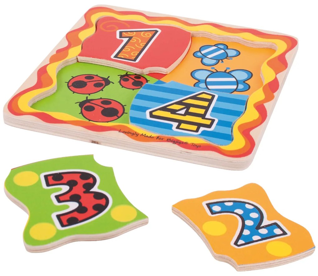 Bigjigs Toys Moje první počítací puzzle