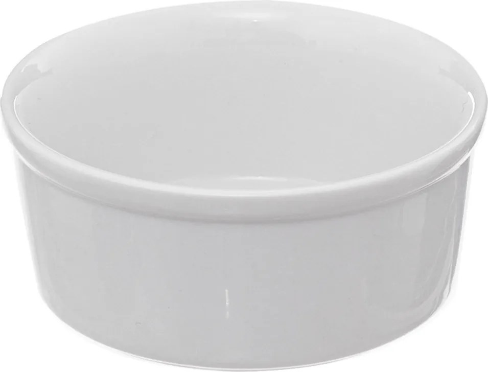 Servírovací set: 6 porcelánových misek + bambusový tác