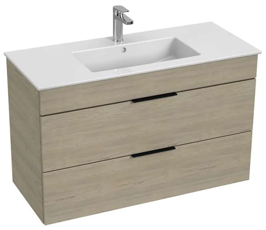 Jika Cube - Skříňka s umyvadlem 100x43x61 cm, jasan H4536521765141