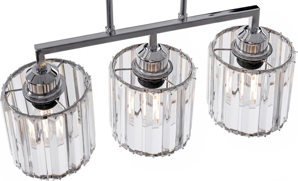 Toolight - Stropní svítidlo GLAMOUR 3xE27 392228, chromová, OSW-09685
