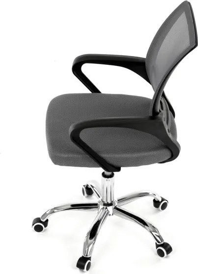 Dětská otočná židle šedá KA-L103 GREY