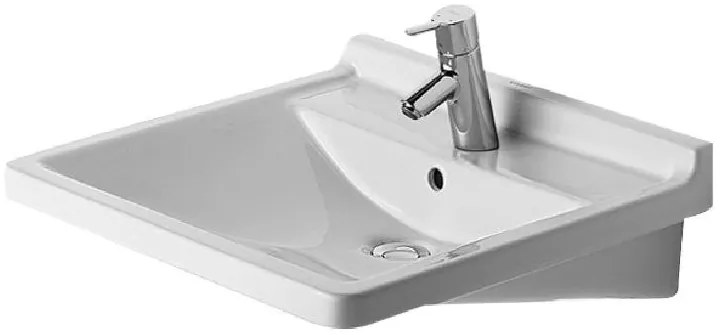 Duravit Starck 3 - Umyvadlo 60x55 cm, s 1 otvorem pro baterii, bílá 0309600000