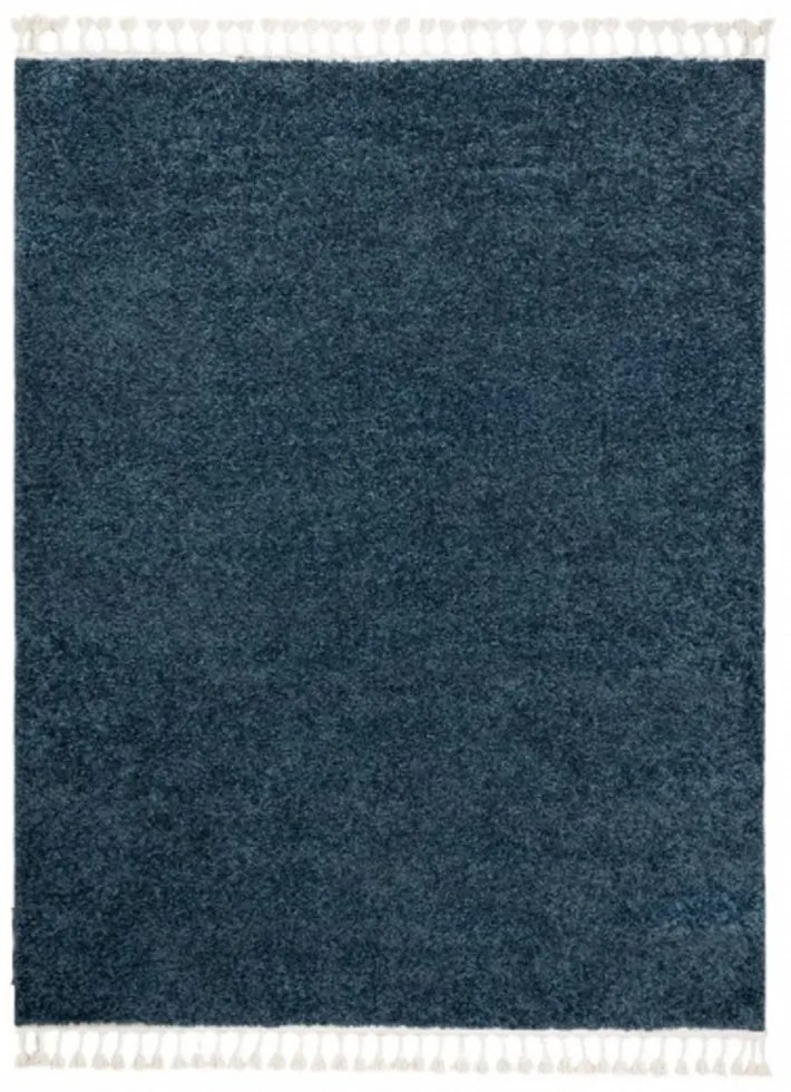Kusový koberec Shaggy Berta modrý, Velikosti 120x170cm